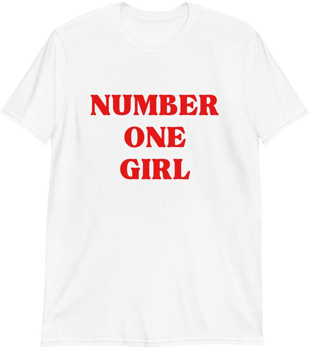 Number One Girl T-shirt, Number One Girl Baby Tee, 90s Baby Tee, Cute ...