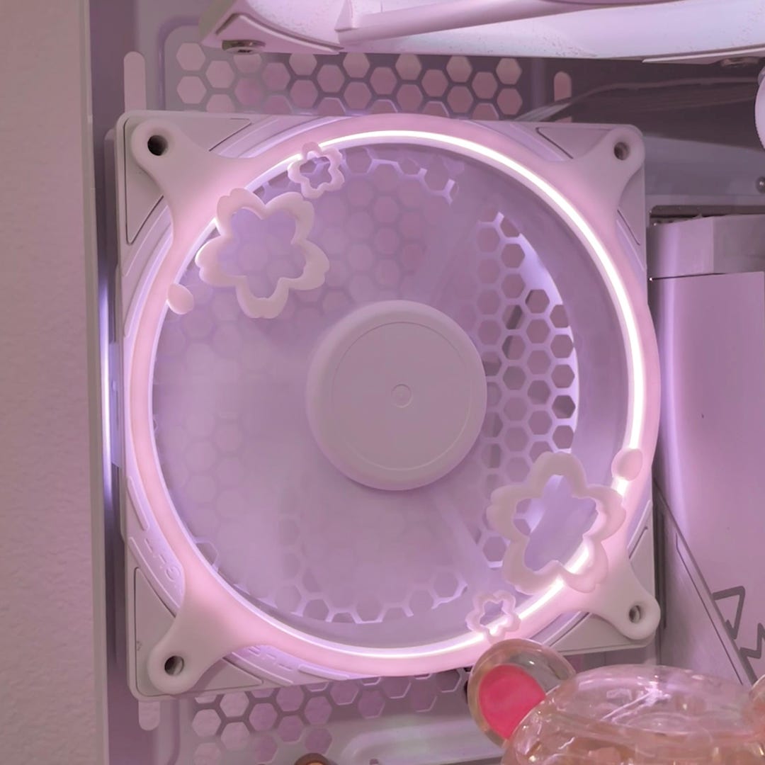 Sakura rims, Border Pc Fan Grills covers, Shrouds Cute Pc Deco ...
