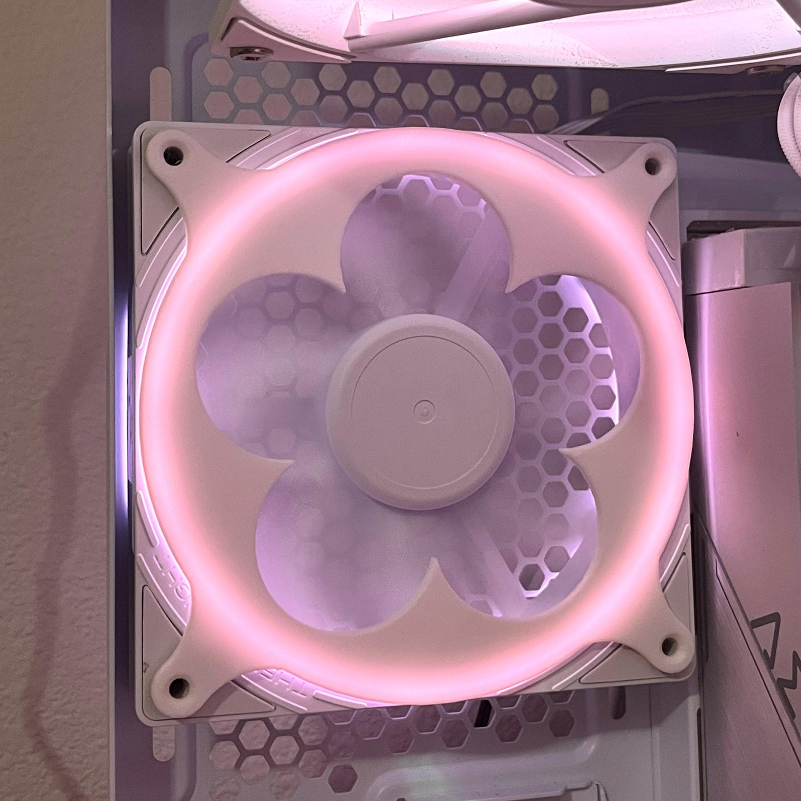 Simple Flower (& Cutout) | Pc Fan Grills (covers, Shrouds) - Etsy