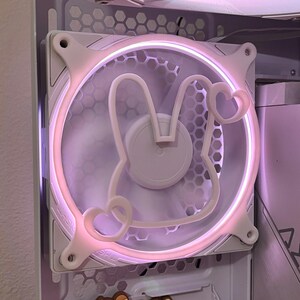 Bunnies | Pc Fan Grills (covers, Shrouds) | Cute Pc Deco Accessories - Etsy