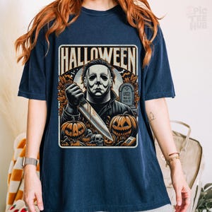 Vintage Michael Myers Halloween Shirt, Comfort Colors®, Retro Horror ...