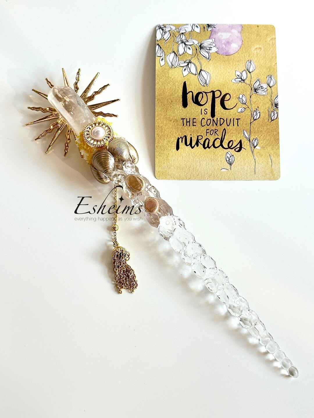 Crystal Quartz Wand, Magic Sun Wand, Crystal Tower, Magic Sun Wand ...