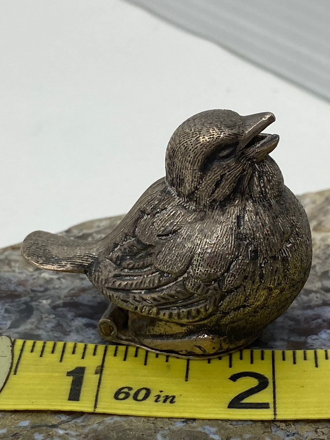 Antique Solid Silver Sparrow Spice/salt and Pepper Box-rare-- - Etsy