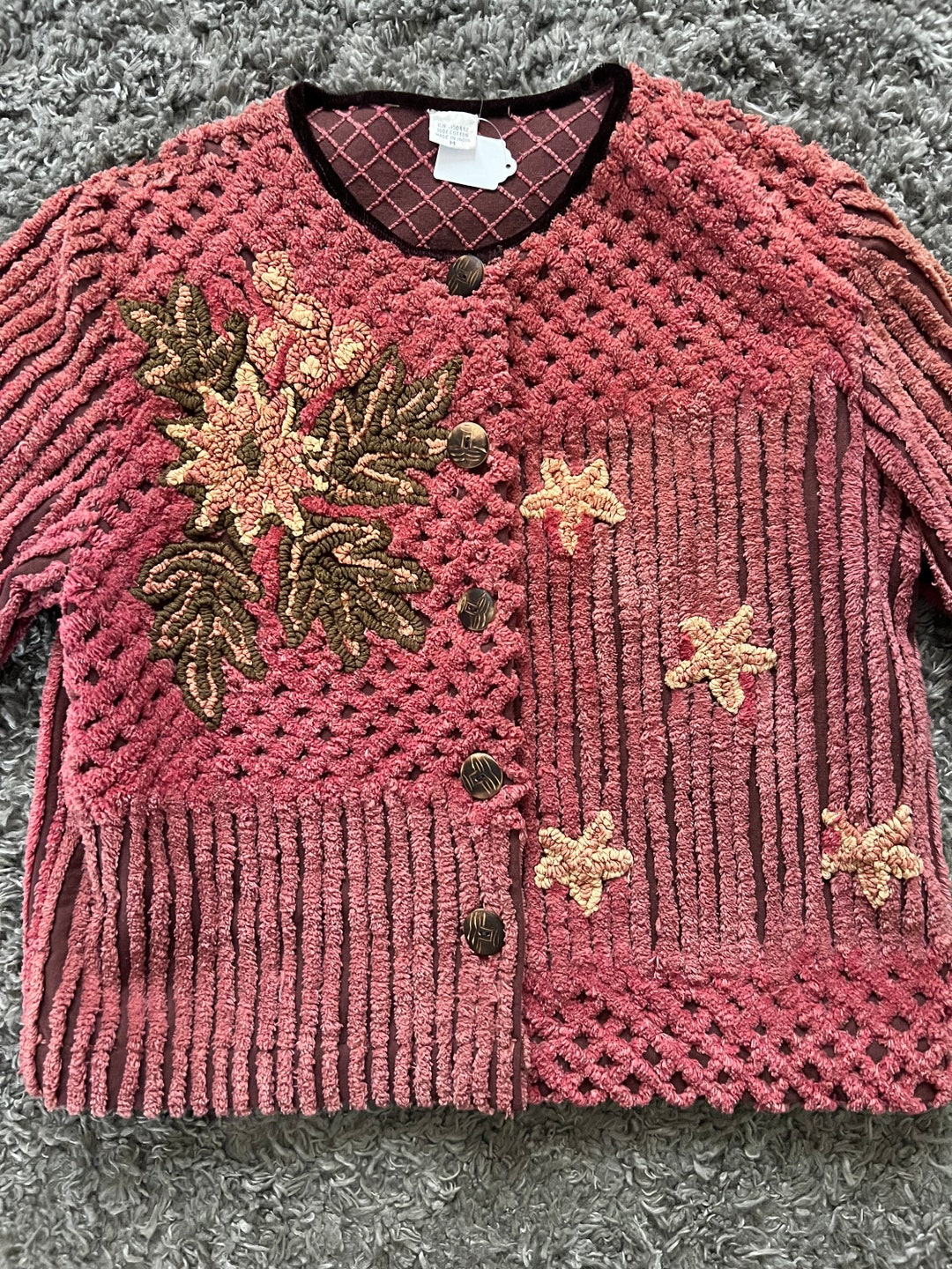 Vintage Minnies Closet Chenille Coat - Etsy