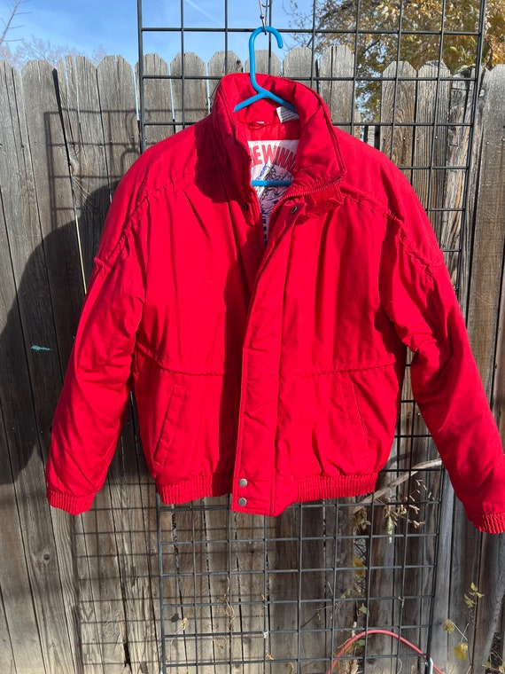 1980s Red Stone Ridge N.Y. Paris Bomber Ski Jacket - Gem