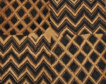 African Kuba Shoowa Isesele Cloth Vintage Handwoven - Etsy