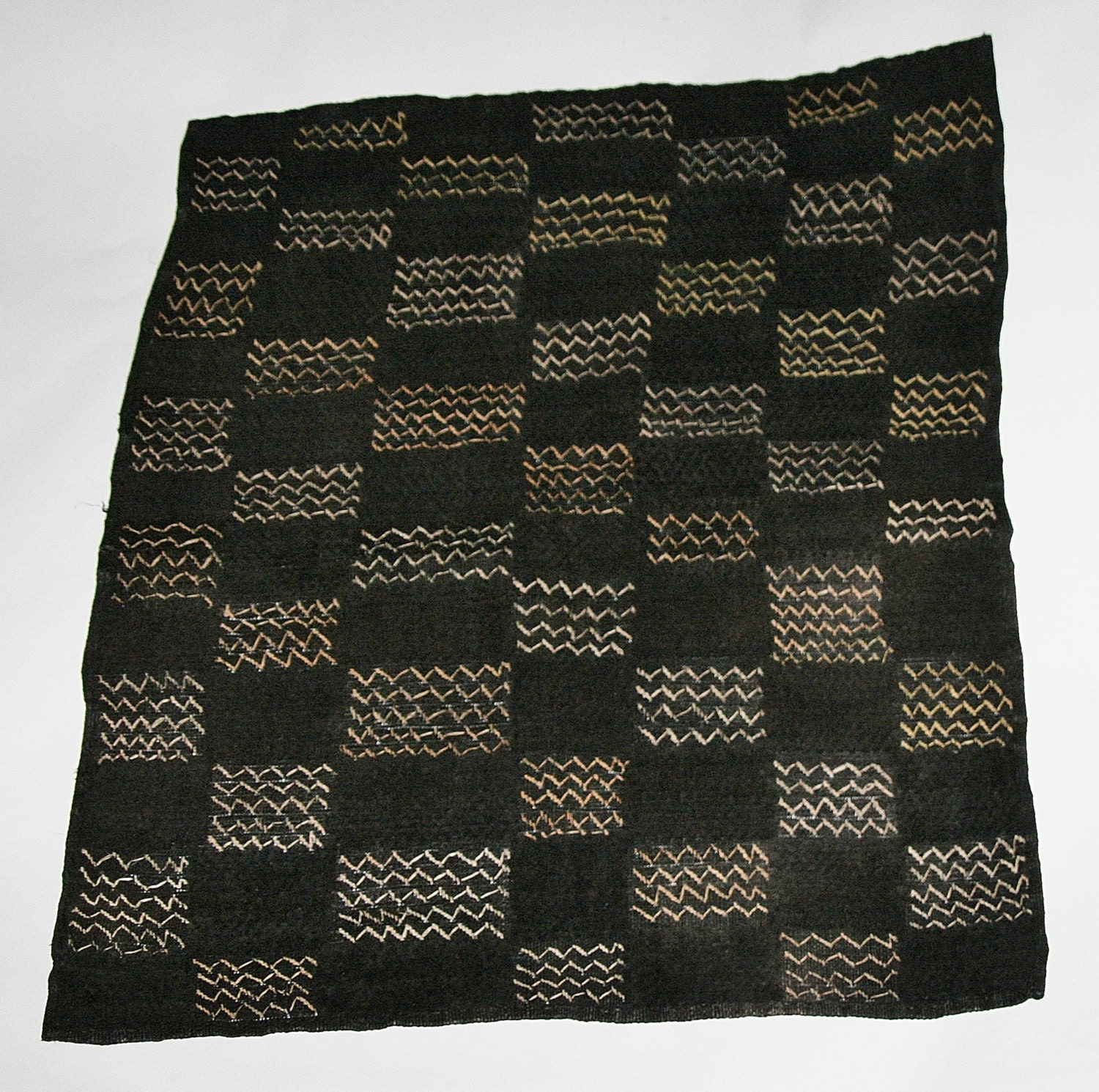 African Kuba Shoowa Isesele Cloth Vintage Handwoven - Etsy