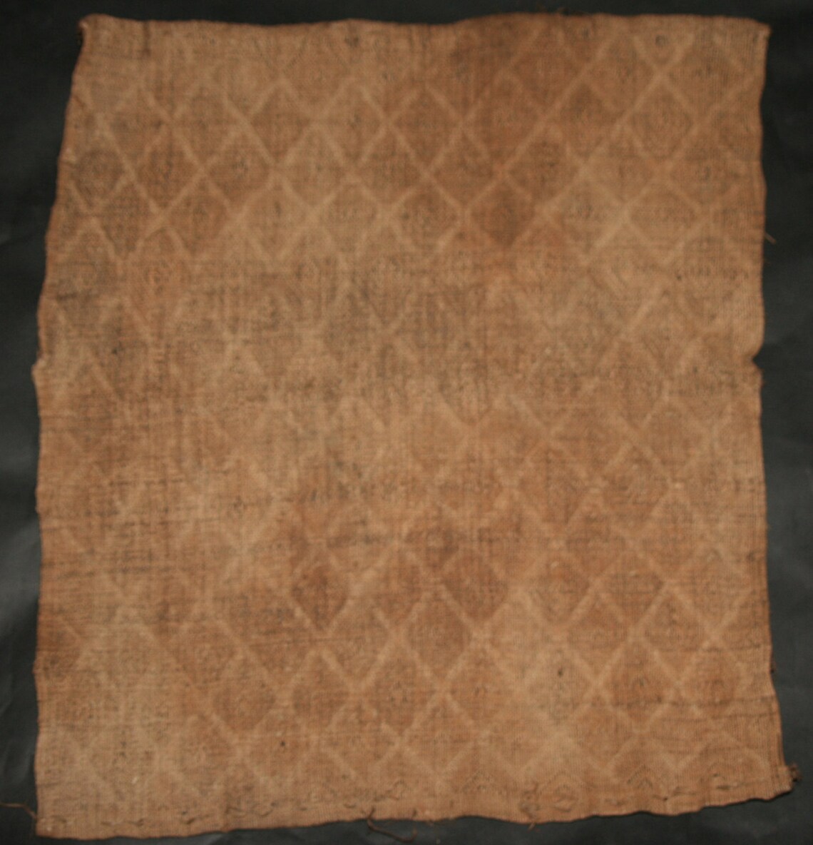 African Kuba Shoowa Cloth 14 - Vintage Handwoven in the Congo DR 21" X ...