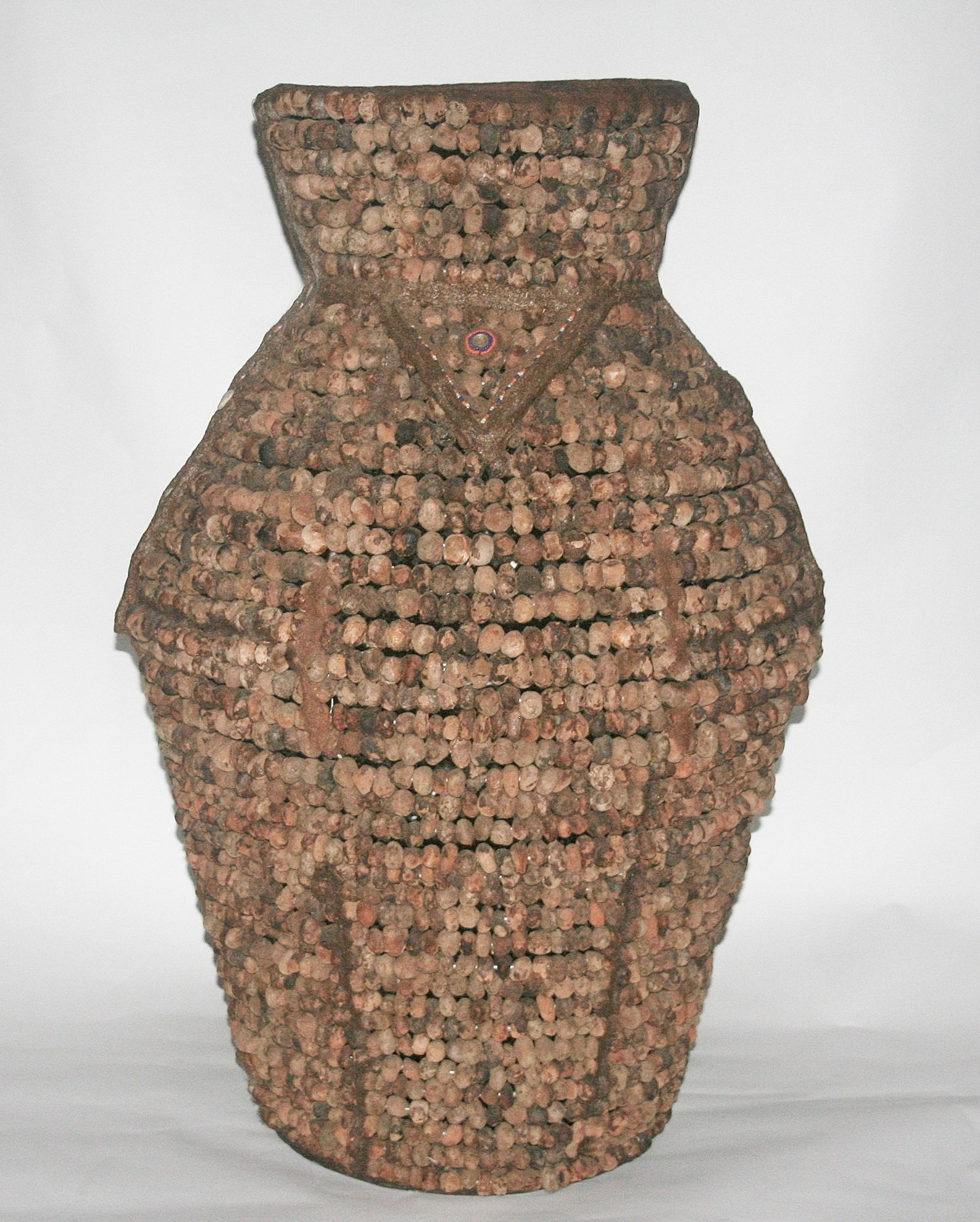 African Tribal Vase Tebvu Mulapfa Standing Pot Venda/lemba People South ...