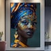 Abstract African Wall Art, Tempered Glass Wall Art,glass Printing,large ...
