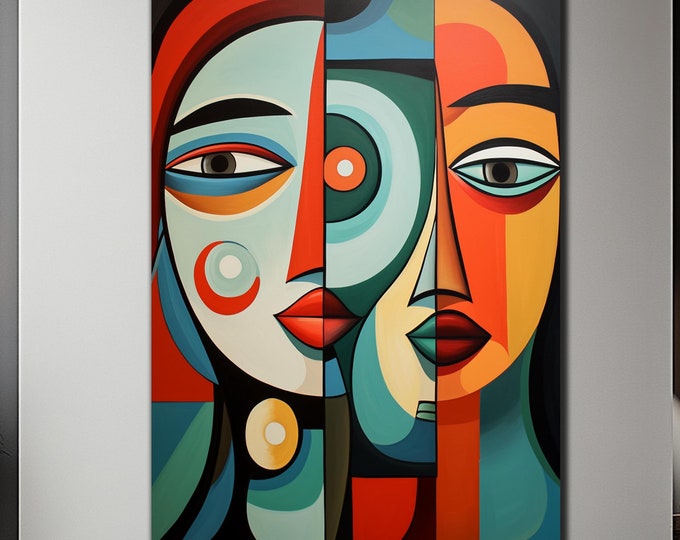 Pablo Picasso Wall Art, Tempered Glass Wall Art, Glass Printing, Large ...