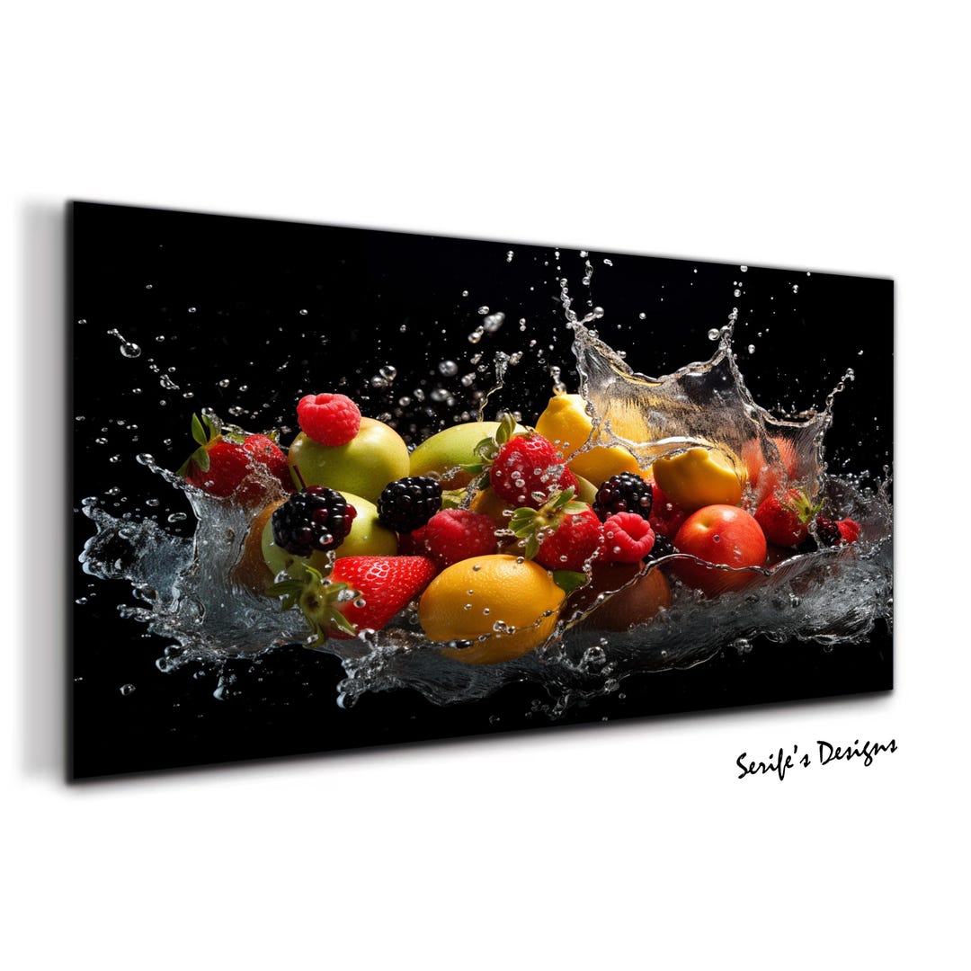 Kitchen Wall Art-tempered Glass Wall Art-glass Printing-food Wall Art ...