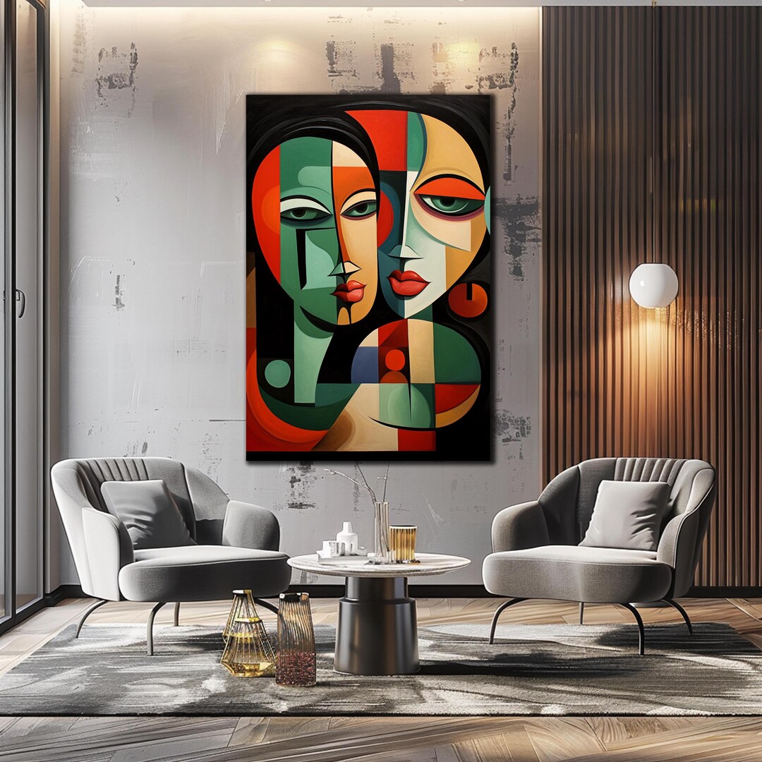 Pablo Picasso Wall Art-lips Wall Art-modern stained glass-tempered ...