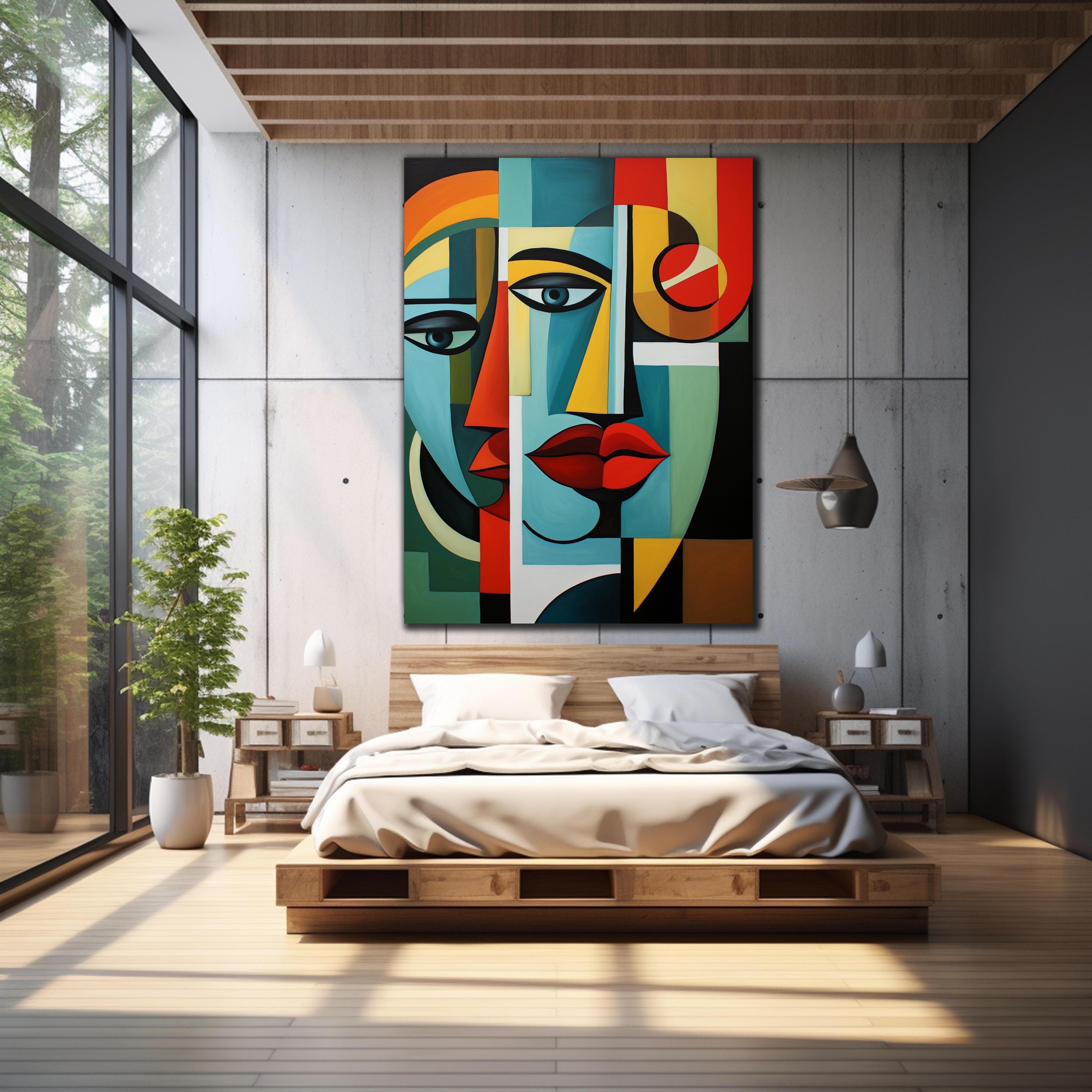 Pablo Picasso Wall Art-lips Wall Art-modern stained glass-tempered ...