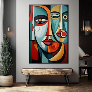 Pablo Picasso Wall Art-lips Wall Art-modern stained glass-tempered ...