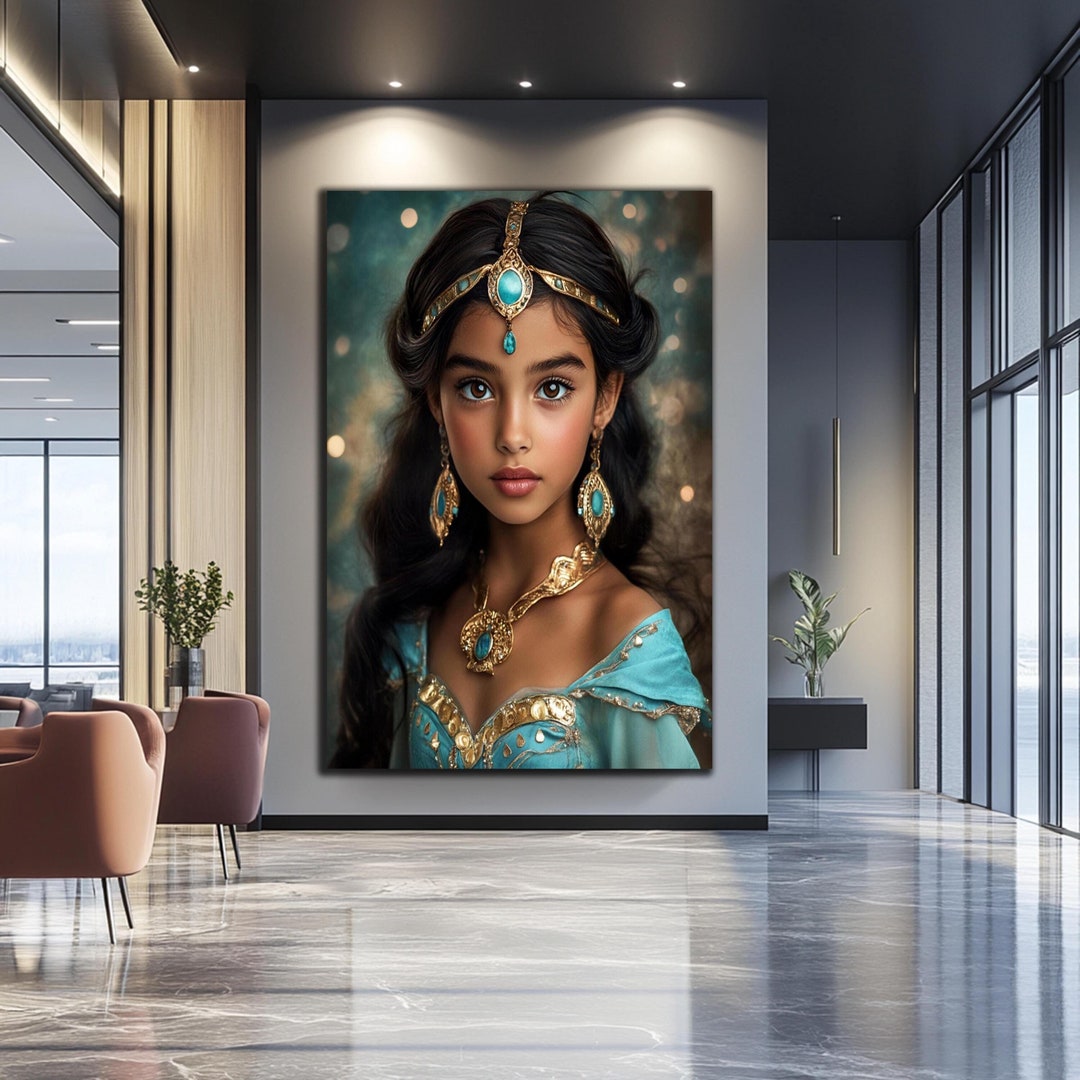 Exotic Princess Tempered Glass Wall Art: Custom Glass Print - Etsy