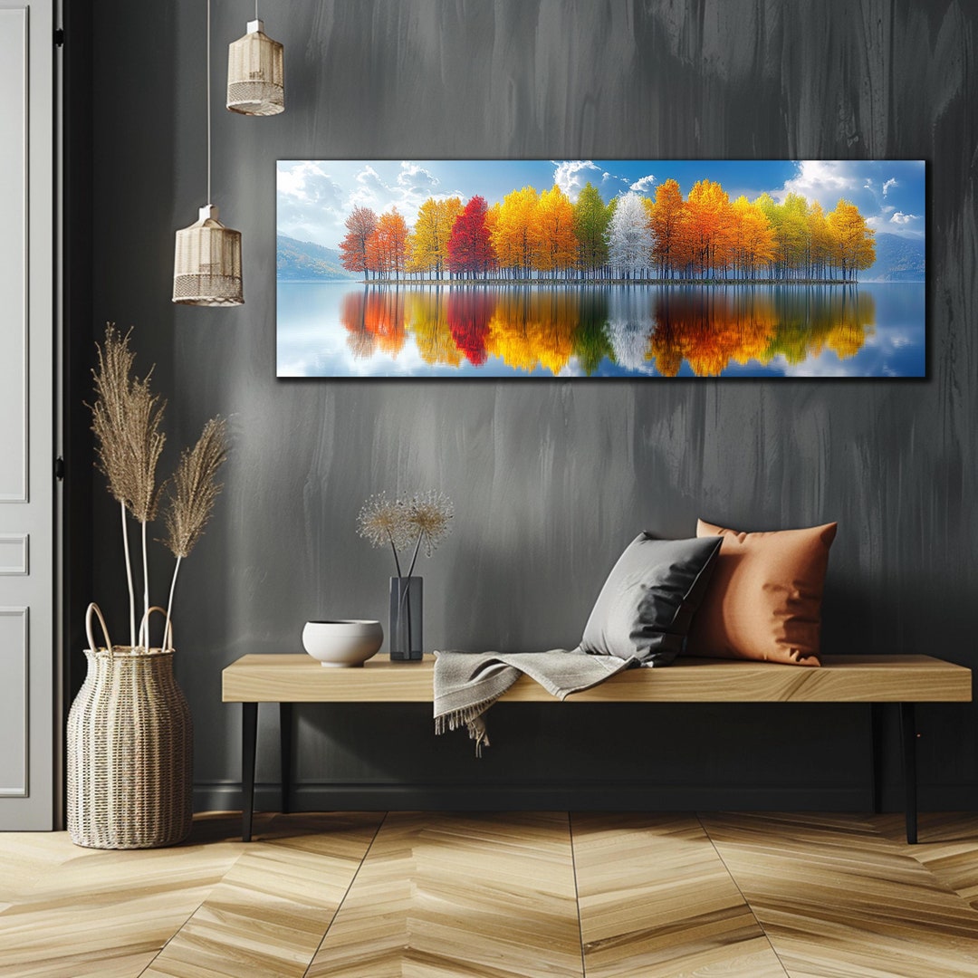 Landspace Wall Art-tempered Glass Wall Art-panoramic Wall Decor-large ...
