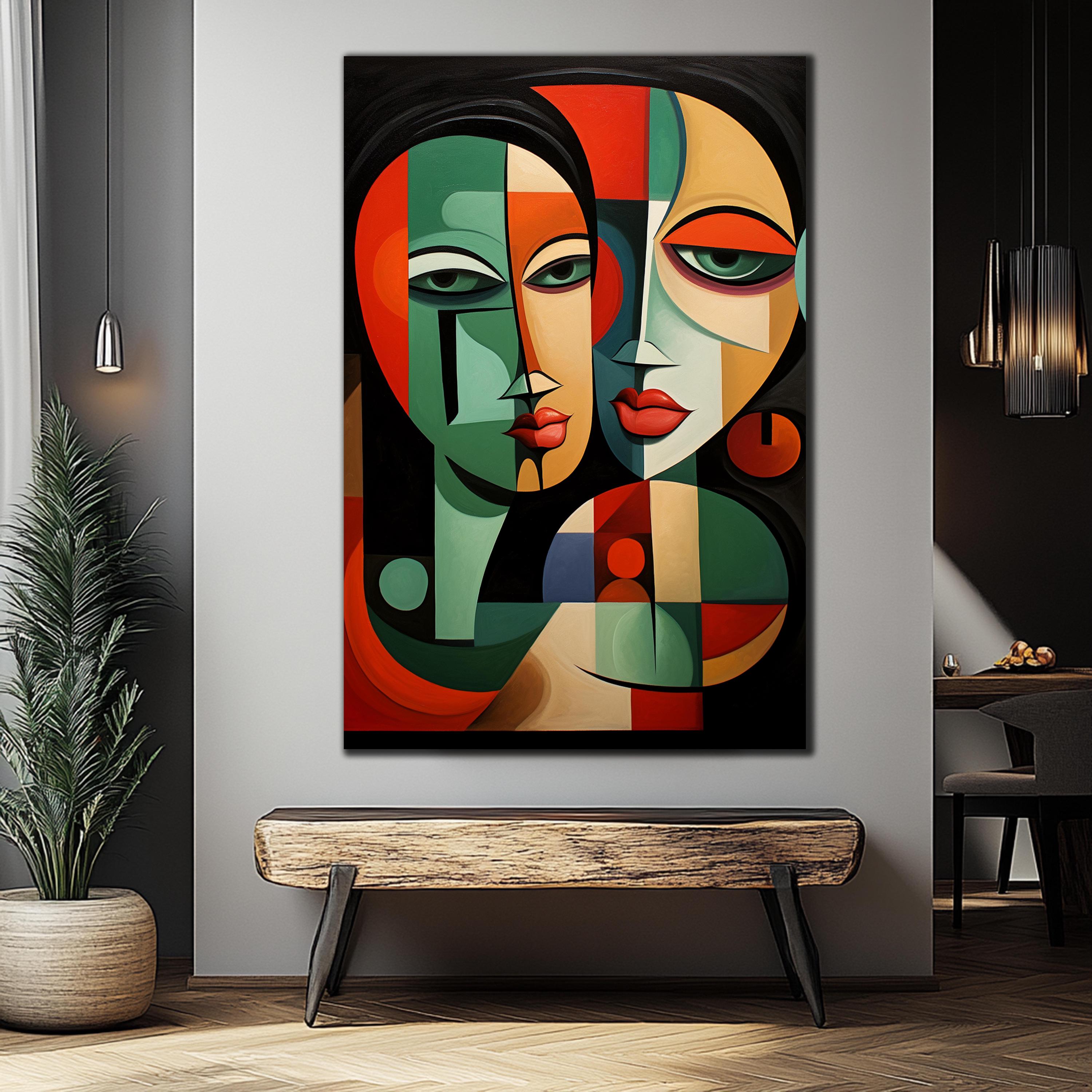 Pablo Picasso Wall Art-lips Wall Art-modern stained glass-tempered ...