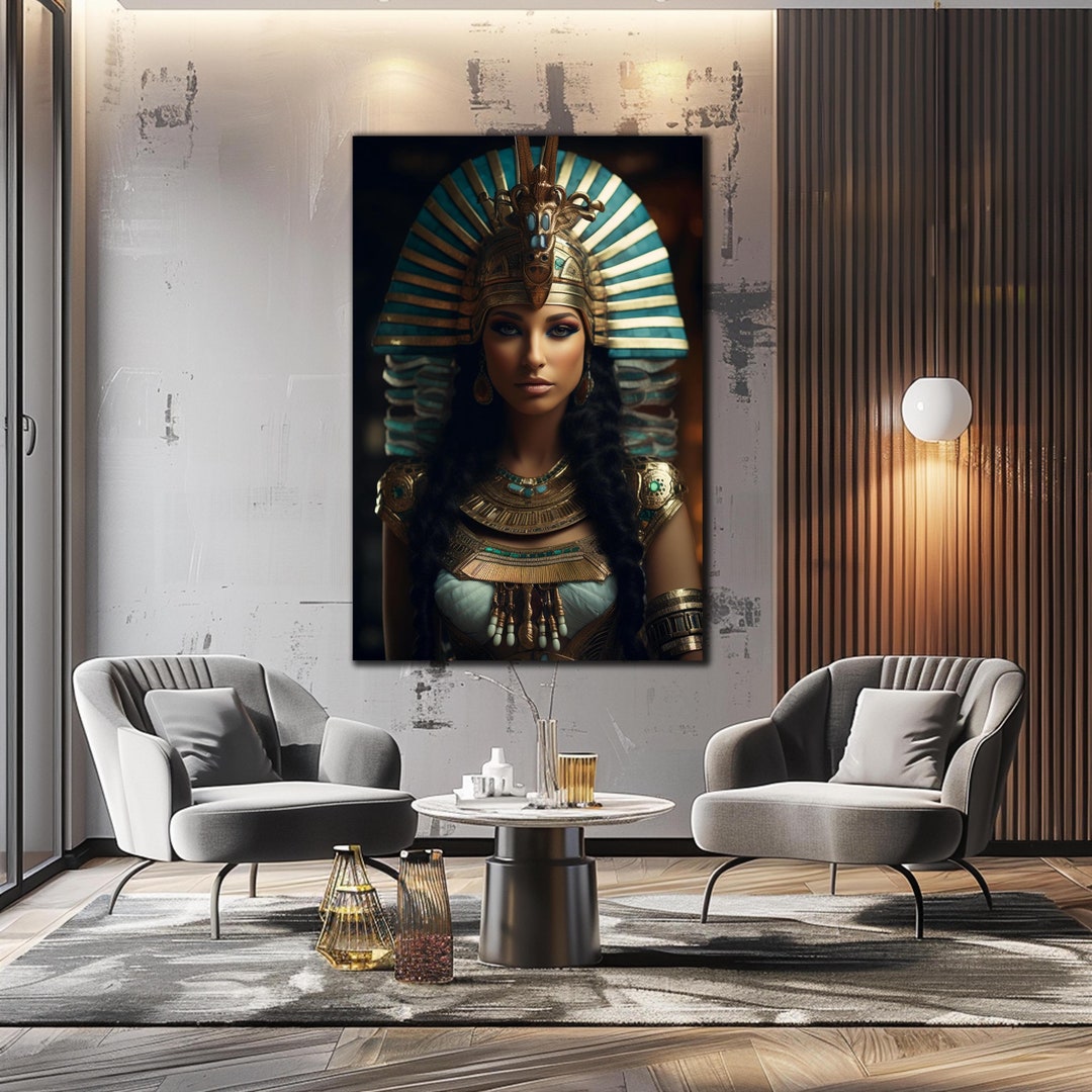 Ancient Egypt Wall Art-tempered Glass Wall Art-egyptian Wall Art-isis ...