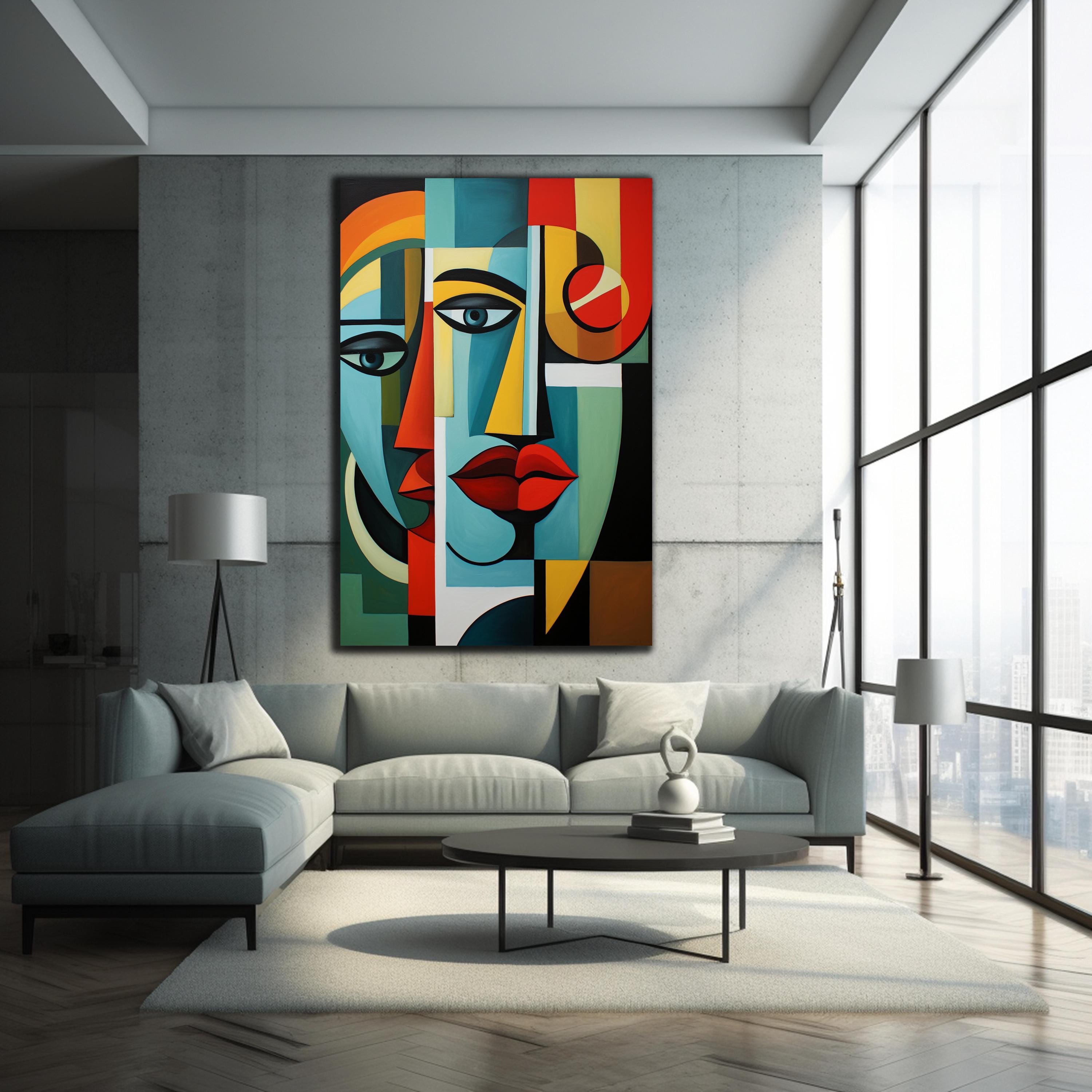 Pablo Picasso Wall Art-lips Wall Art-modern stained glass-tempered ...