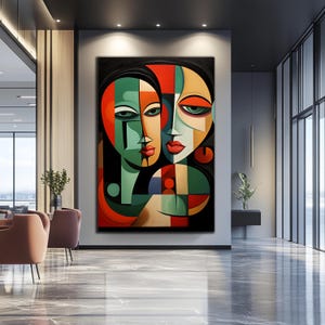 Pablo Picasso Wall Art-lips Wall Art-modern stained glass-tempered ...