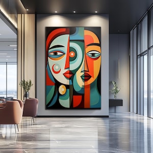 Pablo Picasso Wall Art-lips Wall Art-modern stained glass-tempered ...