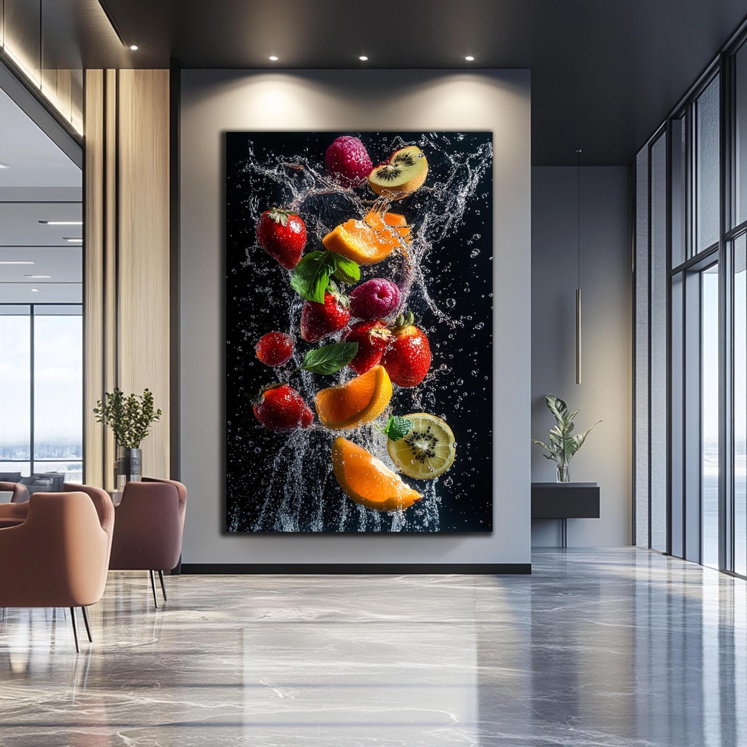 Kitchen Wall Art-tempered Glass Wall Art-glass Printing-food Wall Art ...