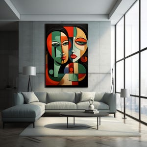 Pablo Picasso Wall Art-lips Wall Art-modern stained glass-tempered ...