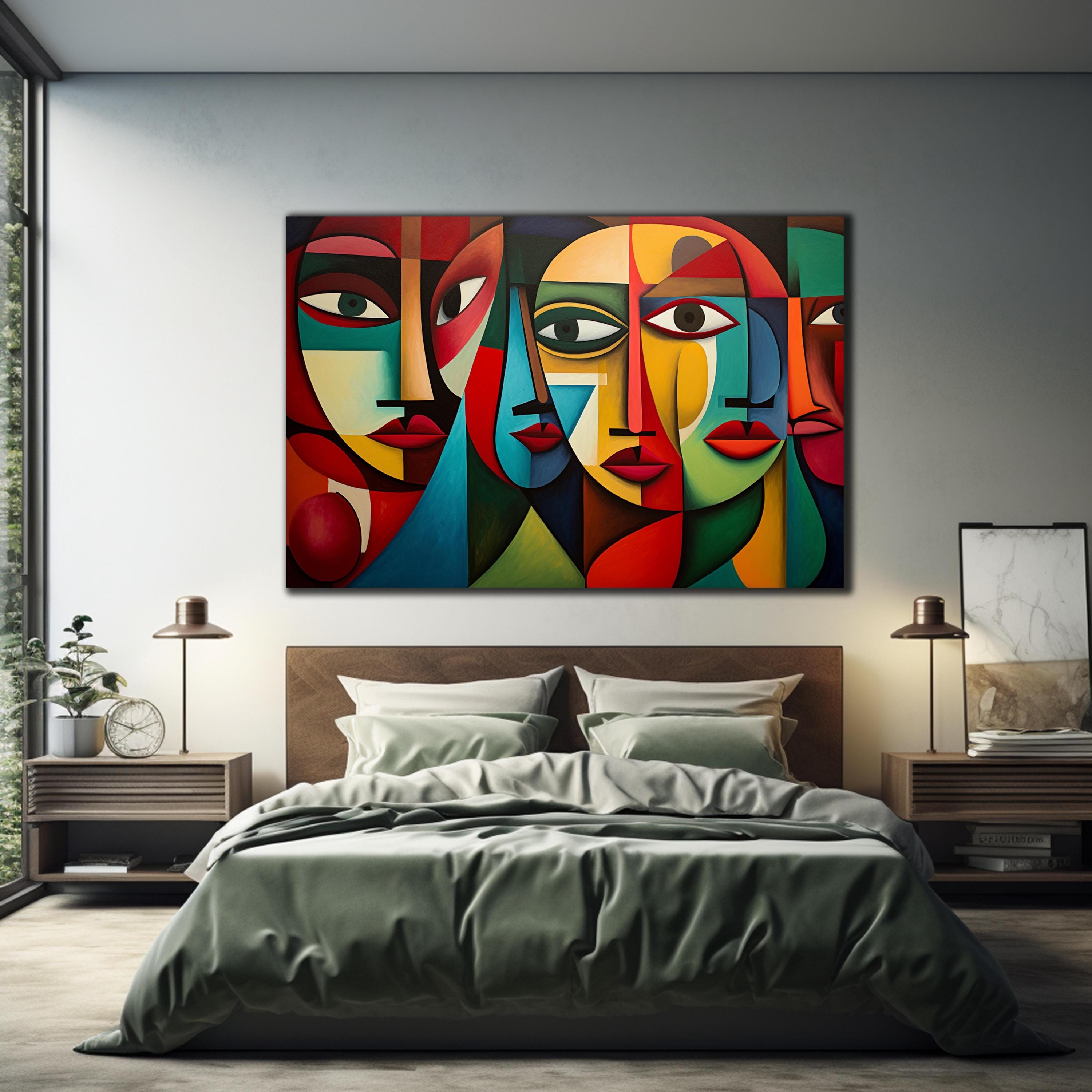 Pablo Picasso Wall Art-tempered Glass Wall Art-lips Wall Art-modern ...