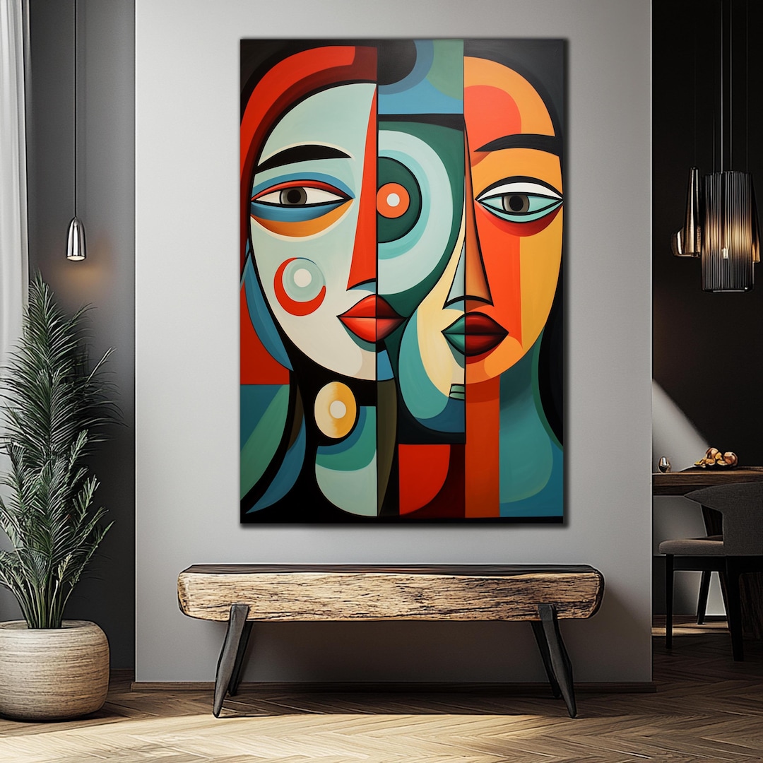 Pablo Picasso Wall Art-lips Wall Art-modern stained glass-tempered ...