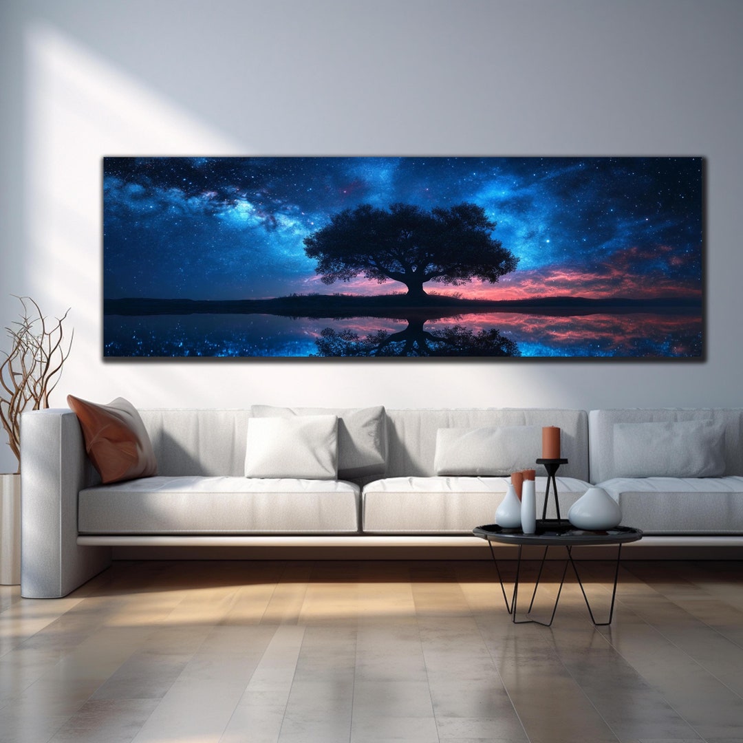 Tree of Life Glass Wall Art-landspace Wall Art-tempered Glass Wall Art ...