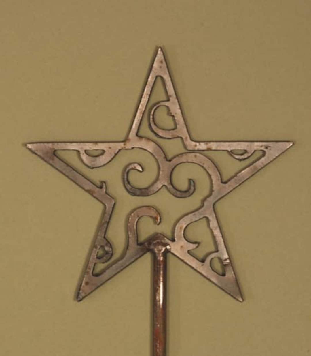 Celestial Star Steel Garden Stake - Etsy