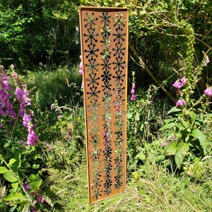 SHIP NOW - NEW Garden Panel - Recycled Steel - Metal Projects - Scrap ...