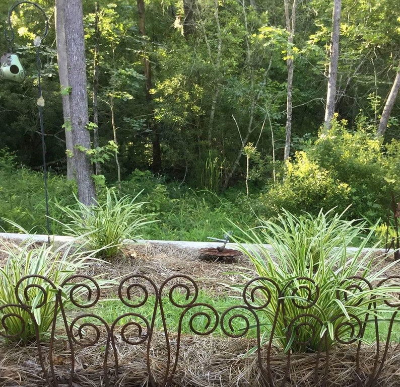 Metal Swirl Scroll Fence - Etsy