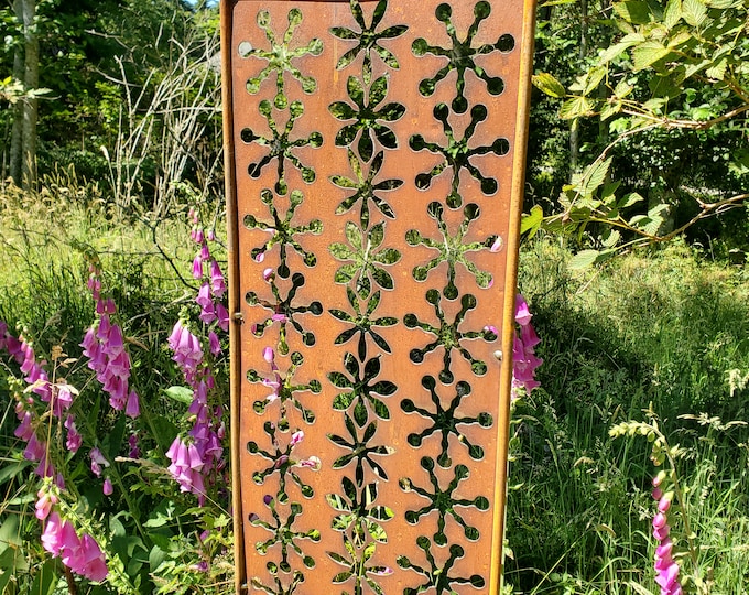 SHIP NOW - NEW Garden Panel - Recycled Steel - Metal Projects - Scrap ...