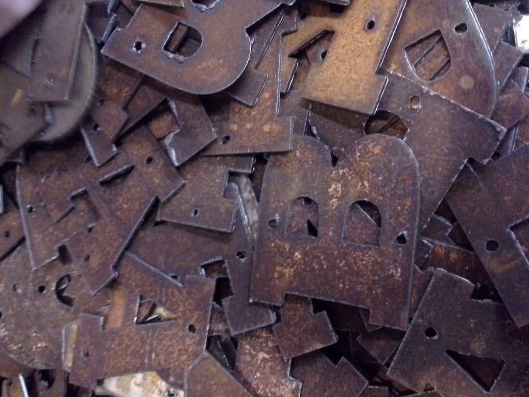 Metal Rustic Letters - ORDER as Many Letters as You Need - 2 Inch - Etsy