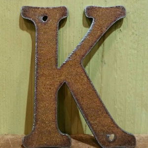 Metal Rustic Letters - ORDER as Many Letters as You Need 4GDY - Etsy