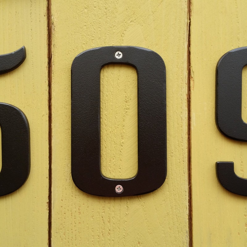 Metal House Numbers - Etsy