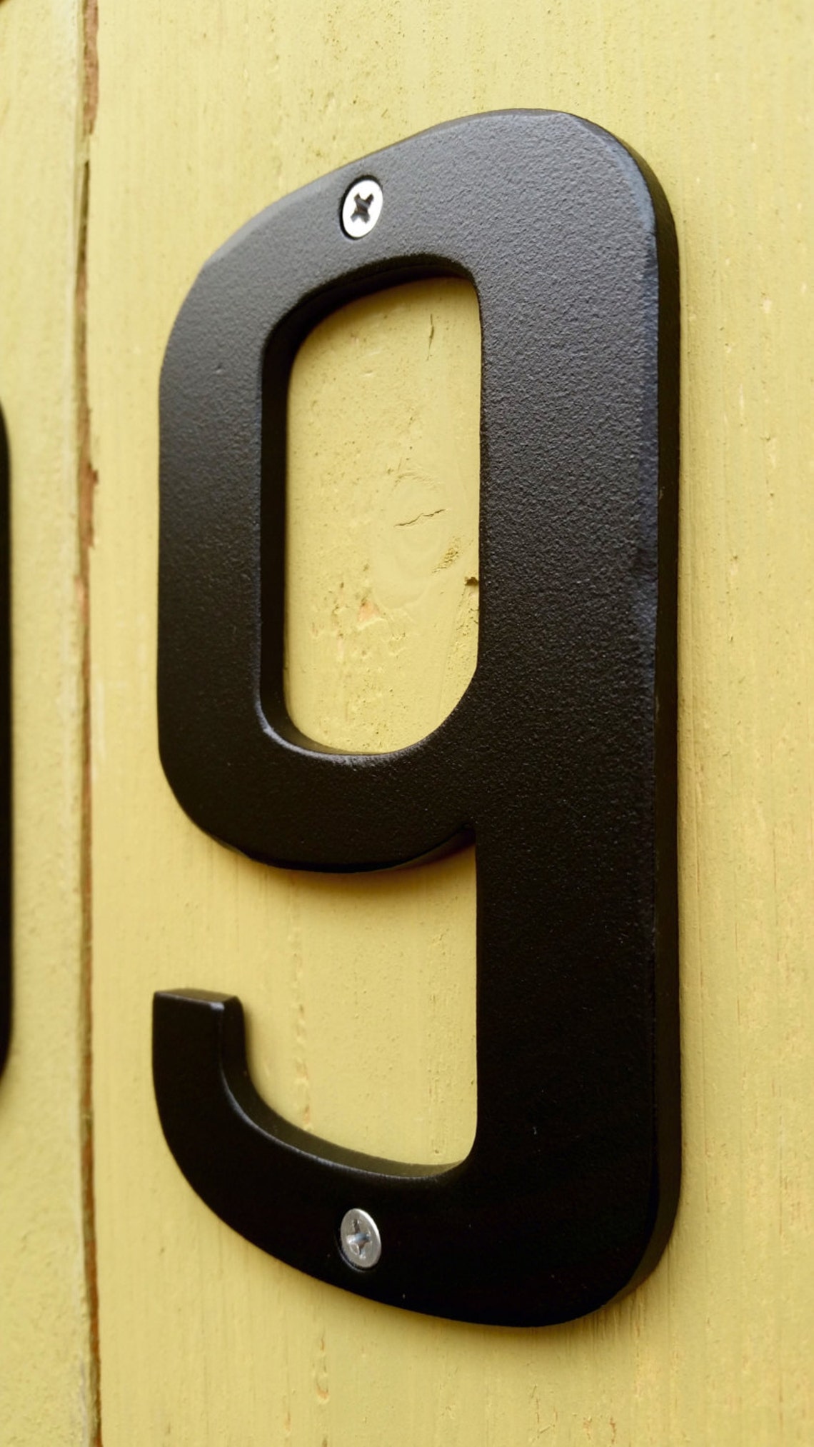 NEW Individual METAL House Numbers Black Powder Coated - Etsy