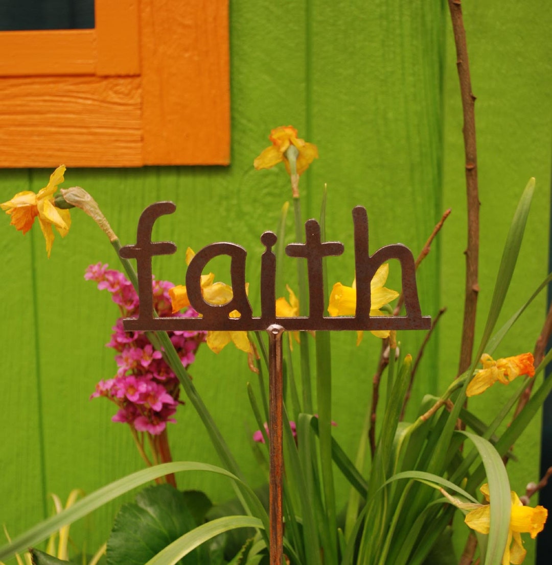 Metal Garden Sign Your Choice 53 to Choose From...19 Inches Tall - Etsy