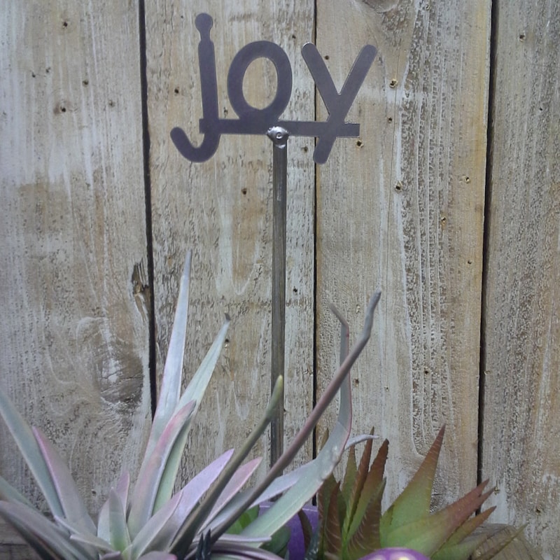 Joy Metal Sign - Etsy