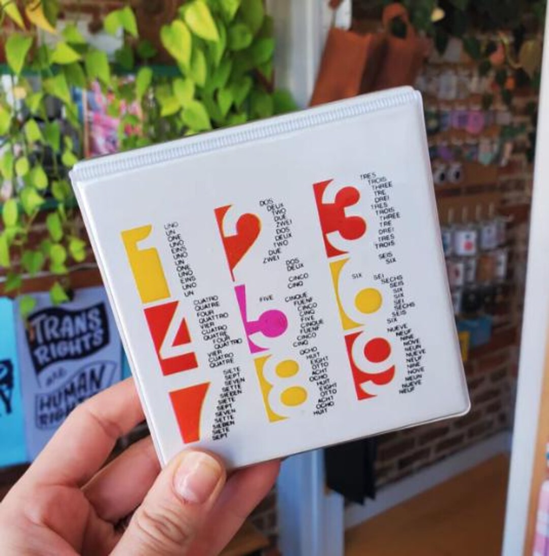Vintage Numbers and Typography Notebook - Etsy