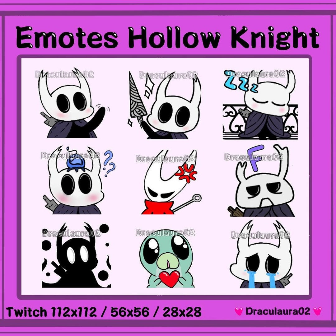 Hollow Knight Emotes Pack - Etsy