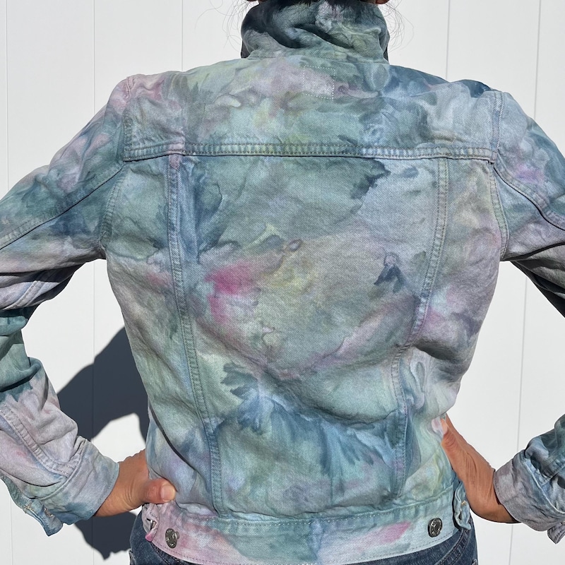 Tie Dye Denim Jacket - Etsy