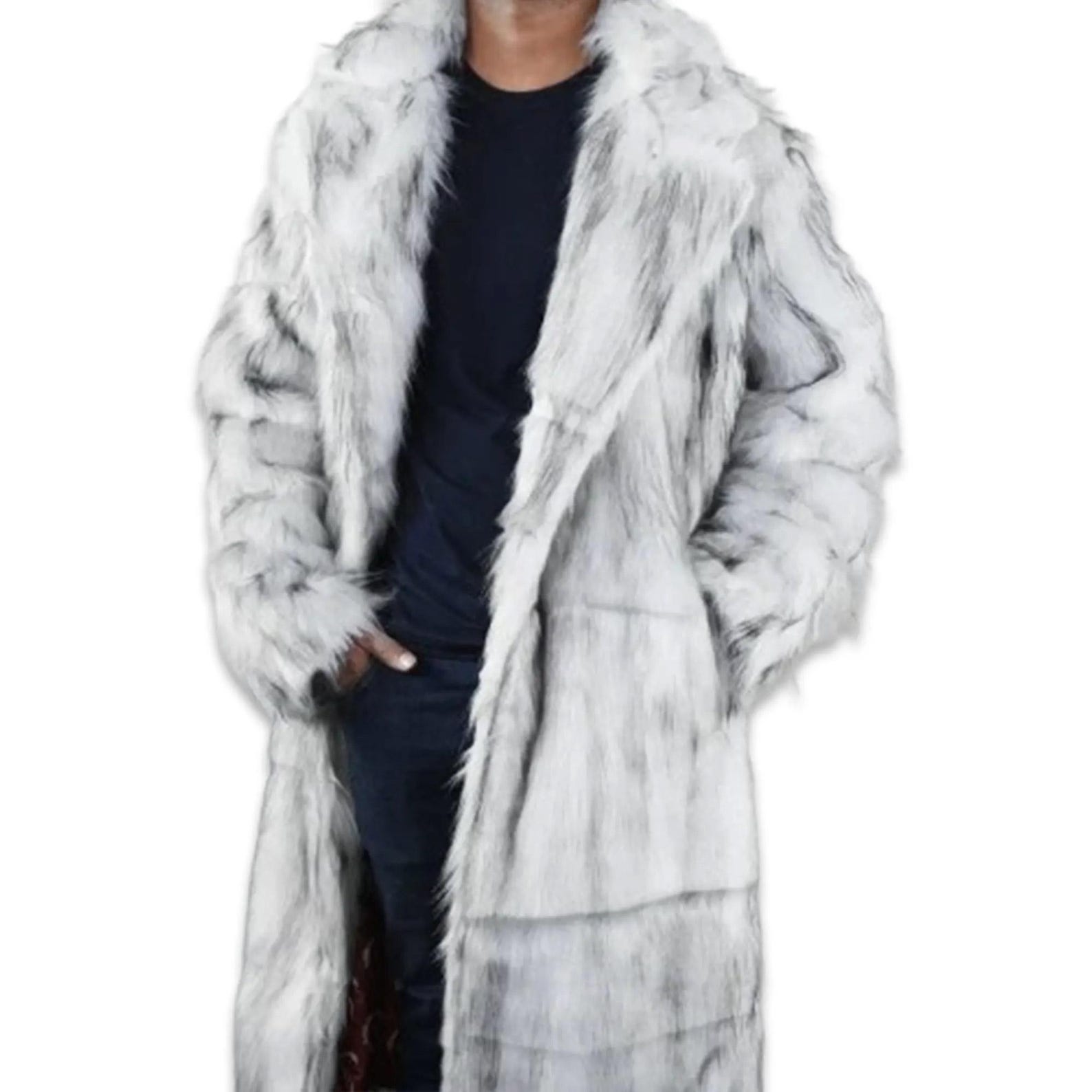 Handmade Ken Faux Fur Coat White - Inspired by Ryan Long Cosplay ...