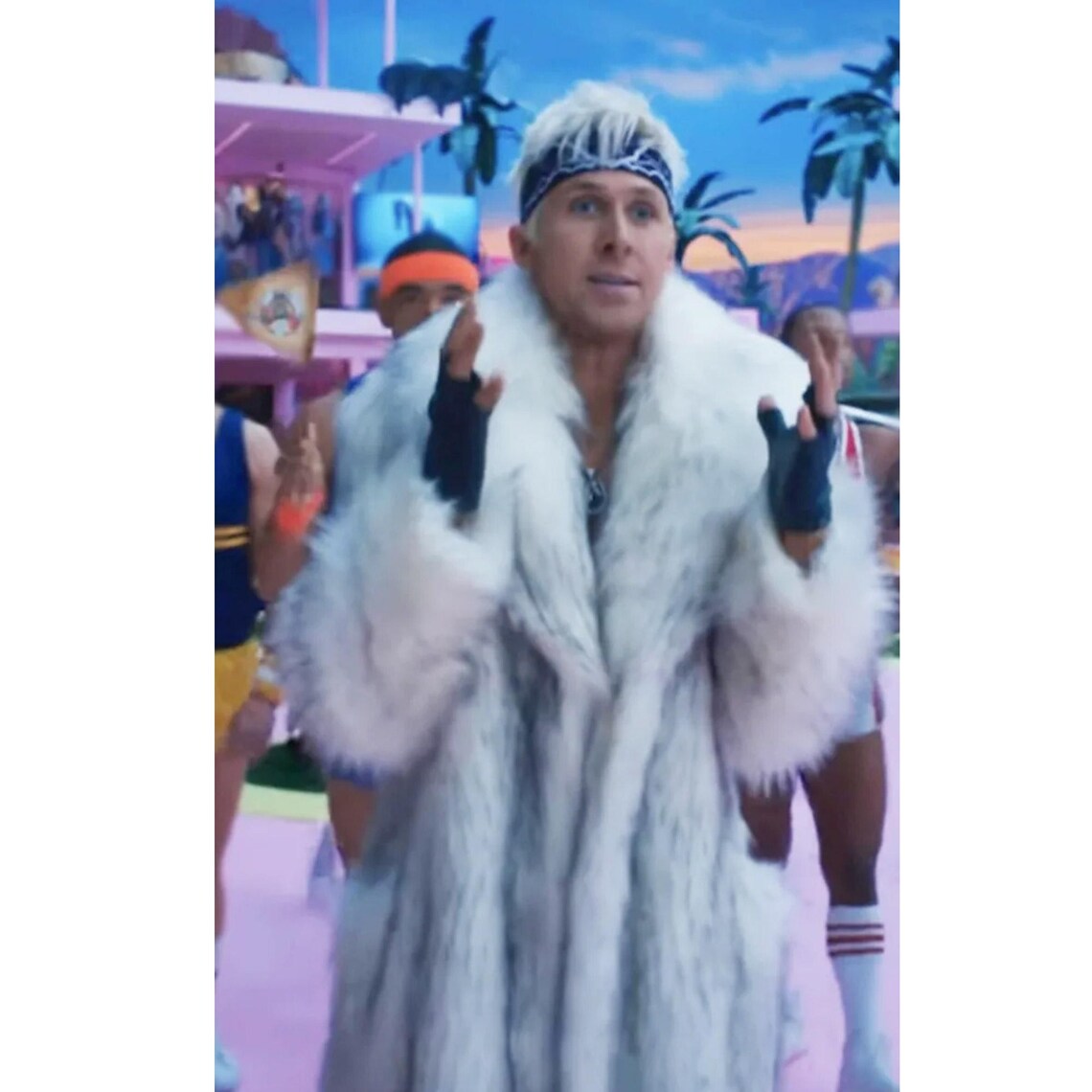 Handmade Ken Faux Fur Coat White - Inspired by Ryan Long Cosplay ...