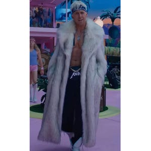 Handmade Ken Faux Fur Coat White - Inspired by Ryan Long Cosplay ...