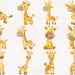 Watercolor Giraffe Clipart Set | 29 PNG | 300 DPI | Commercial Use ...