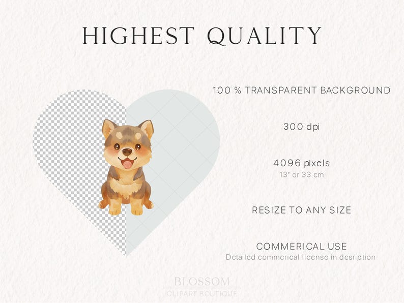 Watercolor Pets Clipart Bundle | Cute Dog and Cat Printables | Digital ...