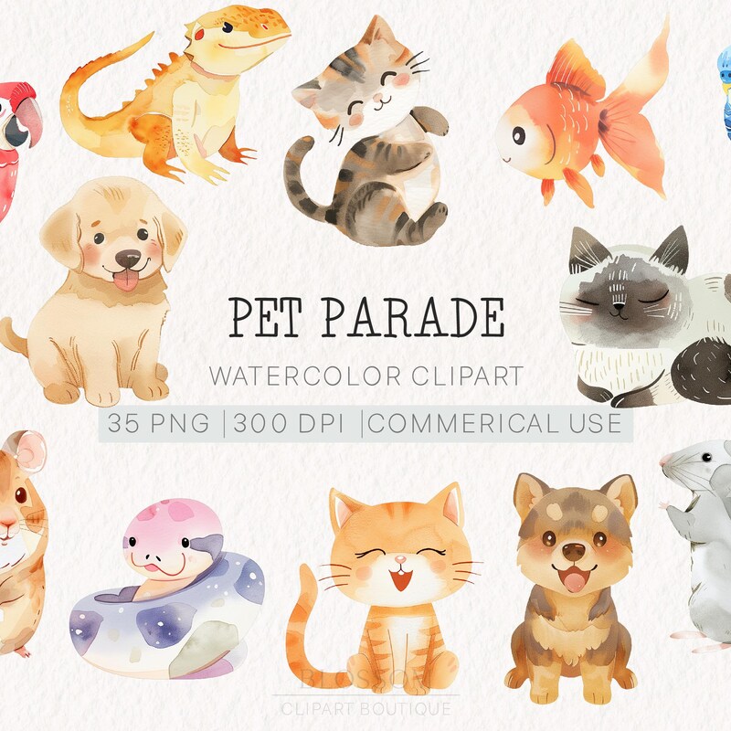 Dog Watercolor - Etsy